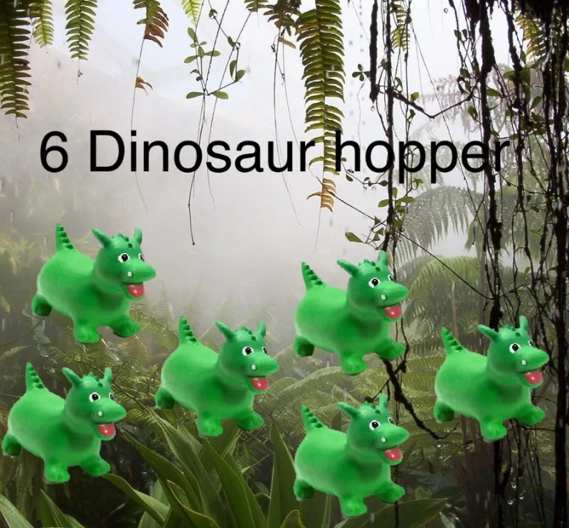 6 Dino Hoppers Bouncy Bees Bouncy Castle Hire