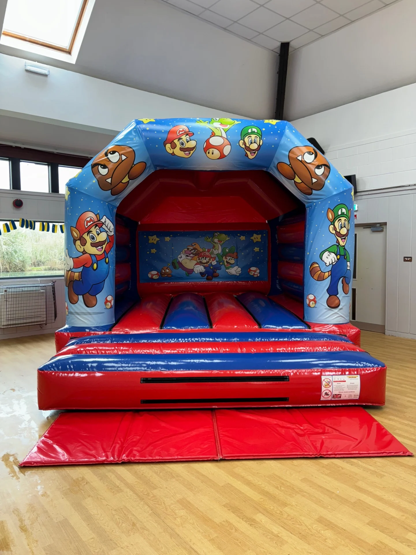 Red And Blue Castle Jaimies Castles, Bouncy Castle & soft play Hire Surrey