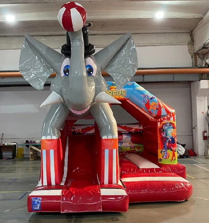 3d Circus Combi Bouncy Castle Hire - Cambridgeshire