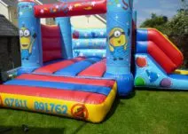 Minion Castle With Slide - Acm Entertainments, Bouncy Castle Hire ...