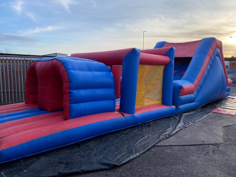 51ft X 16ft Large Assault Course - Bouncy Castle hire Ilkeston, Derbyshire