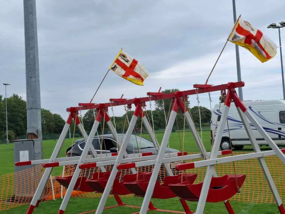 Traditional Swing Boats Inflatable and Soft Play Hire Redcar