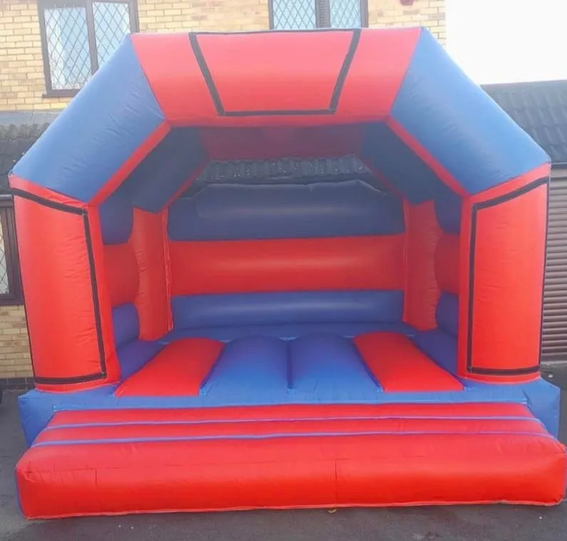Red And Blue Castle 13x15ft - Leicester Bouncy Castle Hire | Broughton ...