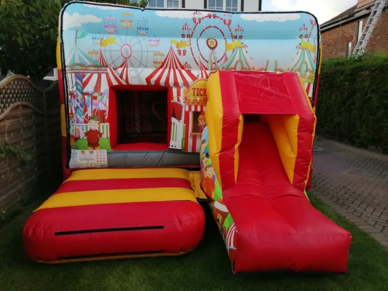 Magical Circus Box Castle With Slide - Party Time Grimsby