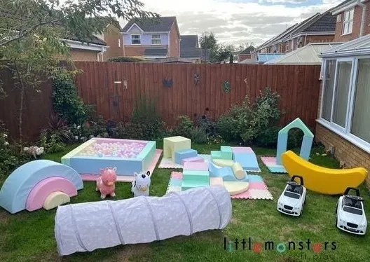 Big Monsters With Castle - Little Monsters Soft Play