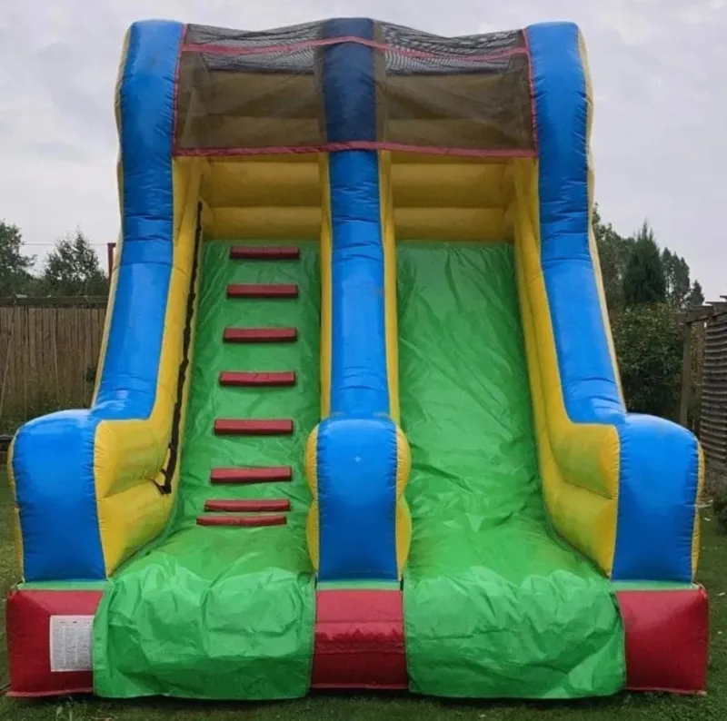 Multicoloured Super Slide Inflatable and Soft Play Hire Redcar