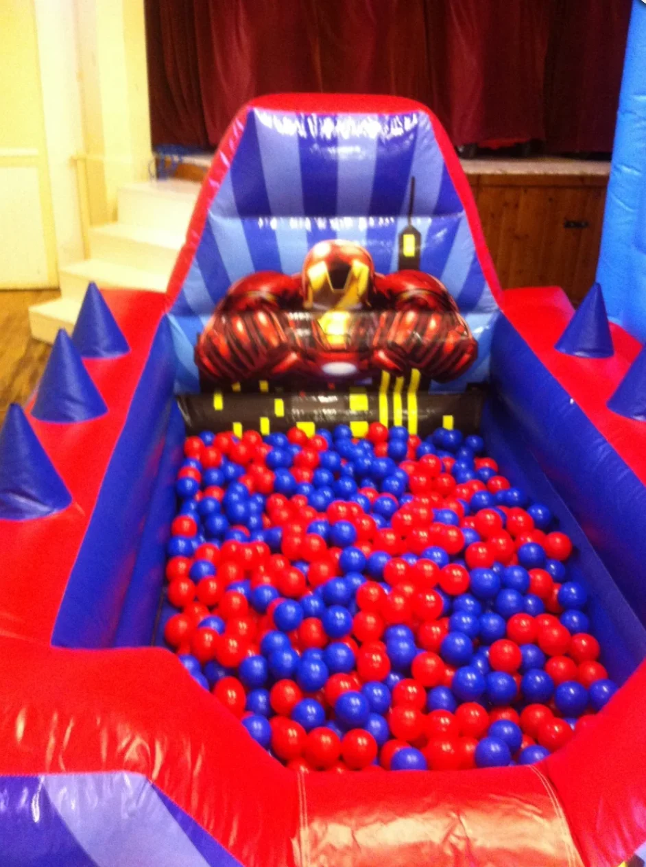 Superhero Air Juggler Ball Pool - Dorset Entertainment