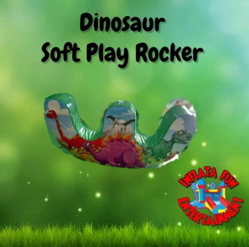 Dinosaur Soft Play Rocker - Inflata-fun | Bouncy Castle Hire ...