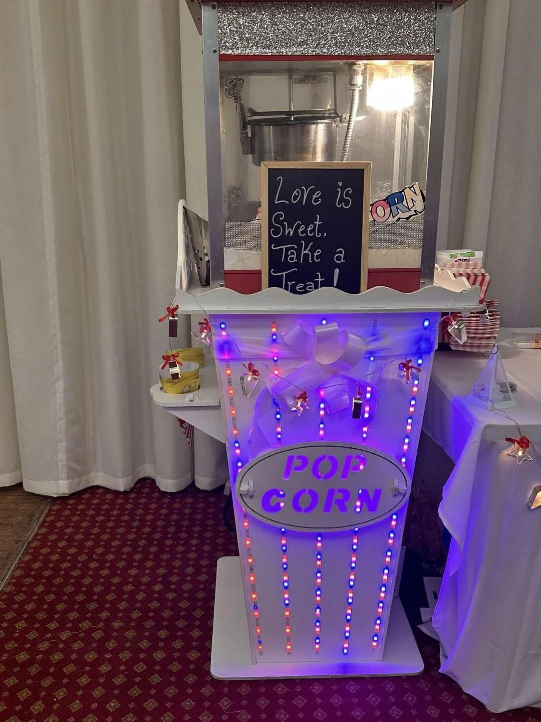 Led Popcorn Machine Hire Cardiff Bouncy Bees Bouncy Castle Hire