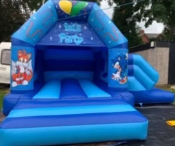 Sonic Themed 12 X 14 Feet Bouncy Castle - Jalmac Leisure | Bouncy ...