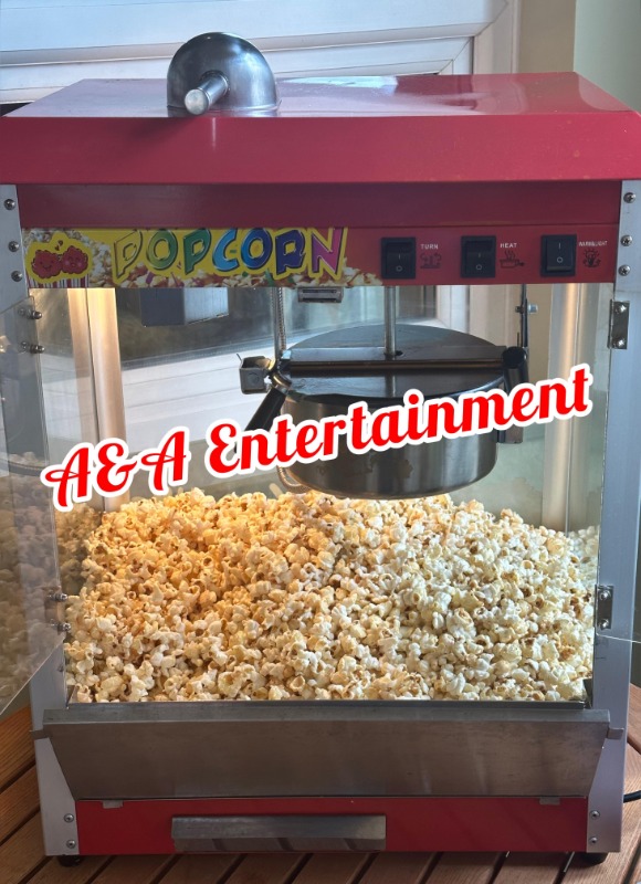 Popcorn Machine With Popcorn And 40 Serving Bags - AA Castles and ...