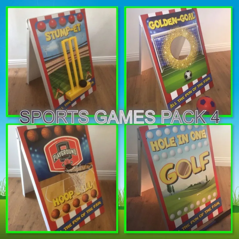 Sports Themed Side Stall Games | Themed Side Stall Games Pack 4 | Event ...