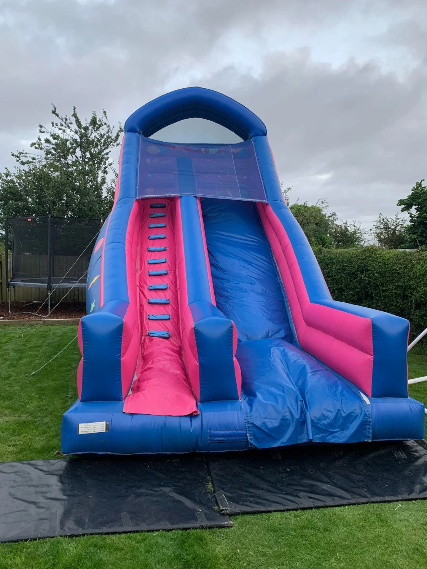 Inflatable 12 X 18 Blue Slide - Bouncy Vibe Entertainments
