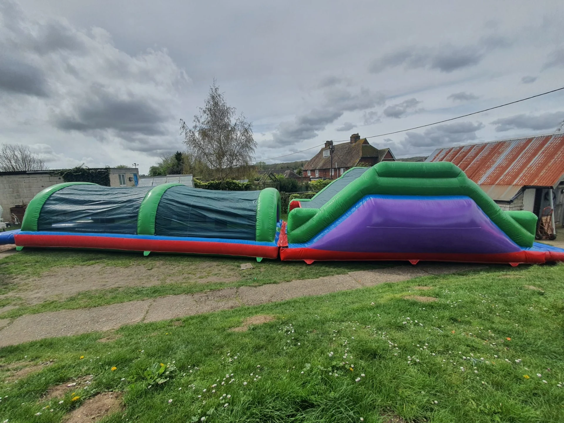55ft Inflatable Assault Course For Hire In Canterbury, Kent ...