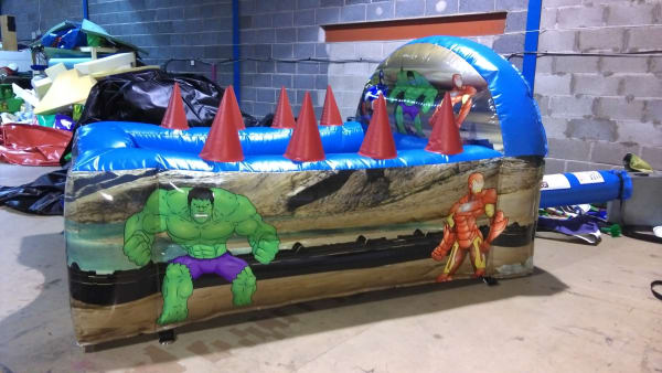 Superhero Air Juggler Ball Pool - Outstone Inflatables