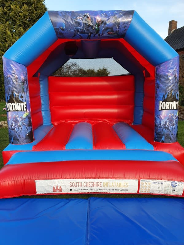 Fortnite Castle 2 12ft X 12ft - South Cheshire Inflatables
