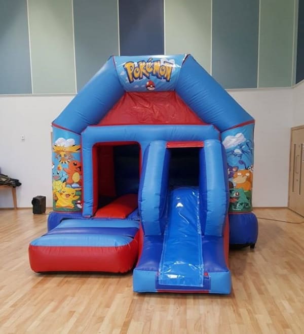 Pokemon Front Slide - Bouncy Castle Hire Manchester - Jump In Castles