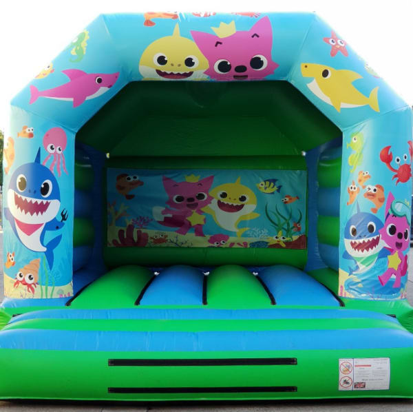 Baby Sharks Bouncy Castle Hire Liverpool - MJ Castles