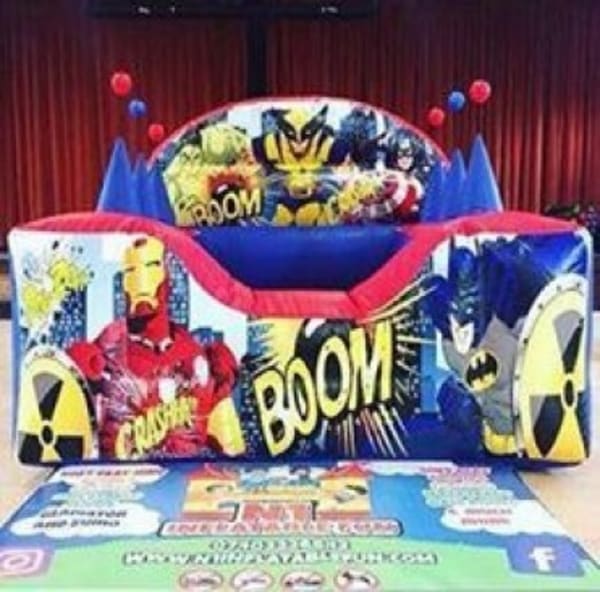 Superhero Ball Pool - N1 Inflatable Fun | Bouncy Castle Hire | Soft ...
