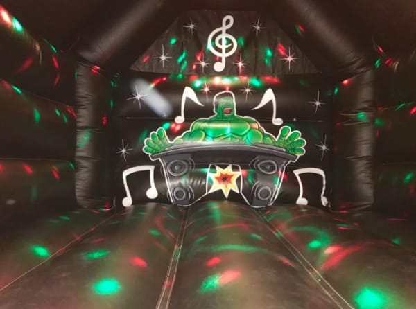 Superhero Disco Castle - Bounce About Castle Hire, Wrexham, Chester ...