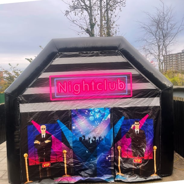 Inflatable Nightclub Jumping Jacks Bouncy Castle Hire Belfast ...