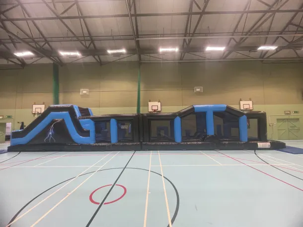Lightning 60ft Adult Friendly Assault Course - Lets Bounce Devon ...