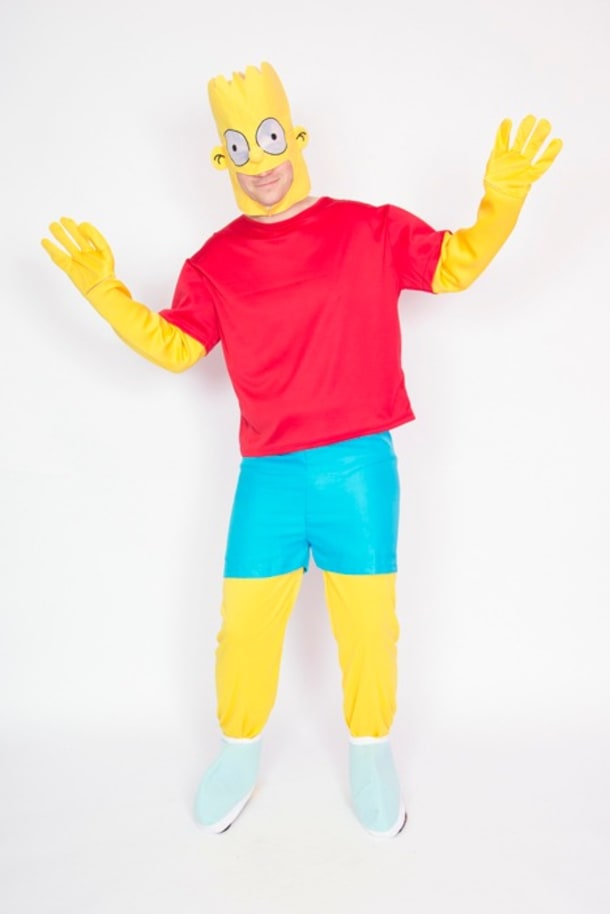 Bart Simpson Costume - Express Yourself Costume Hire | Southampton ...
