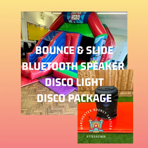 Bounce And Slide Disco Castle Hire In Manchester, Salford - Manchester ...