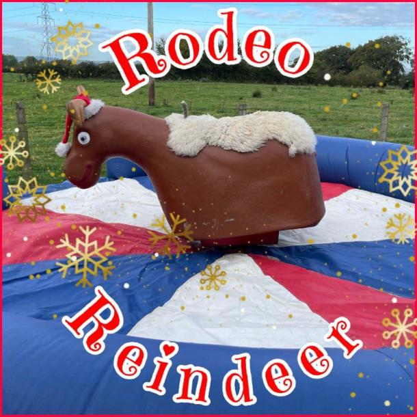 Rodeo Reindeer Jumping Jacks Bouncy Castle Hire Belfast & Surrounding Areas
