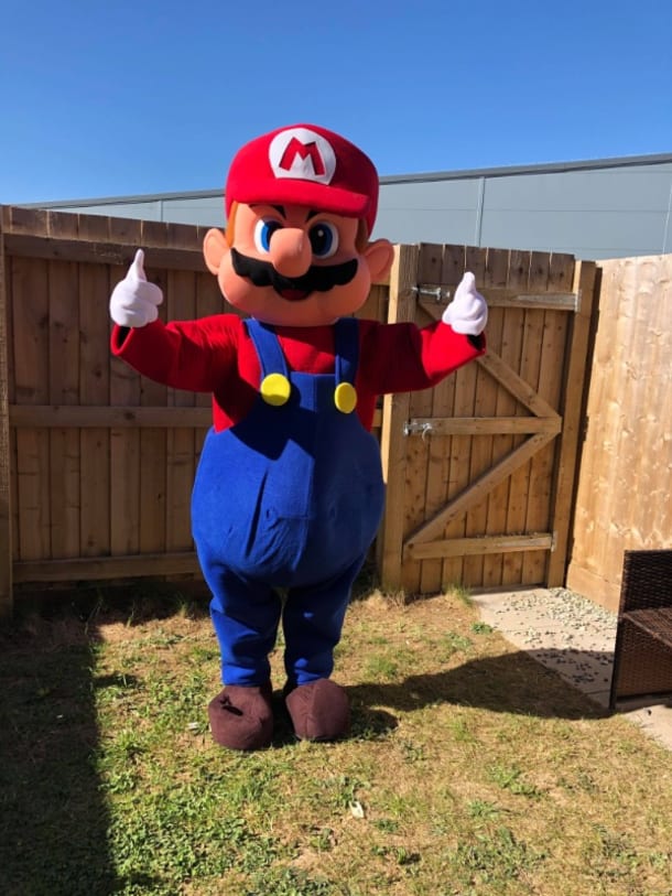Mario Mascot - North Devon Events