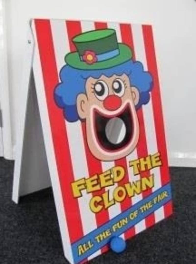 Side Stall Games Sales | Feed The Clown Game | A Frame Feed The Clown ...