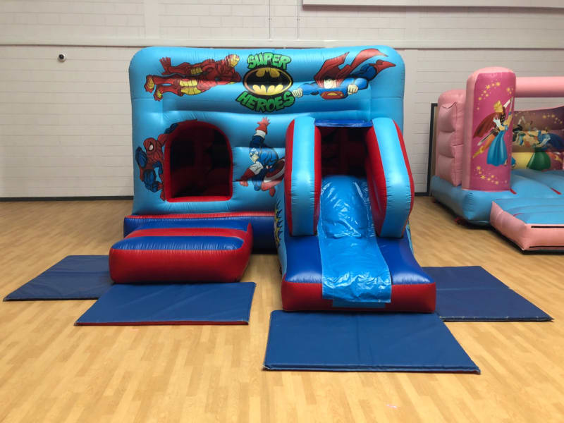 Super Hero Bouncy & Slide - Cardiff Entertainments | Entertainment Hire ...