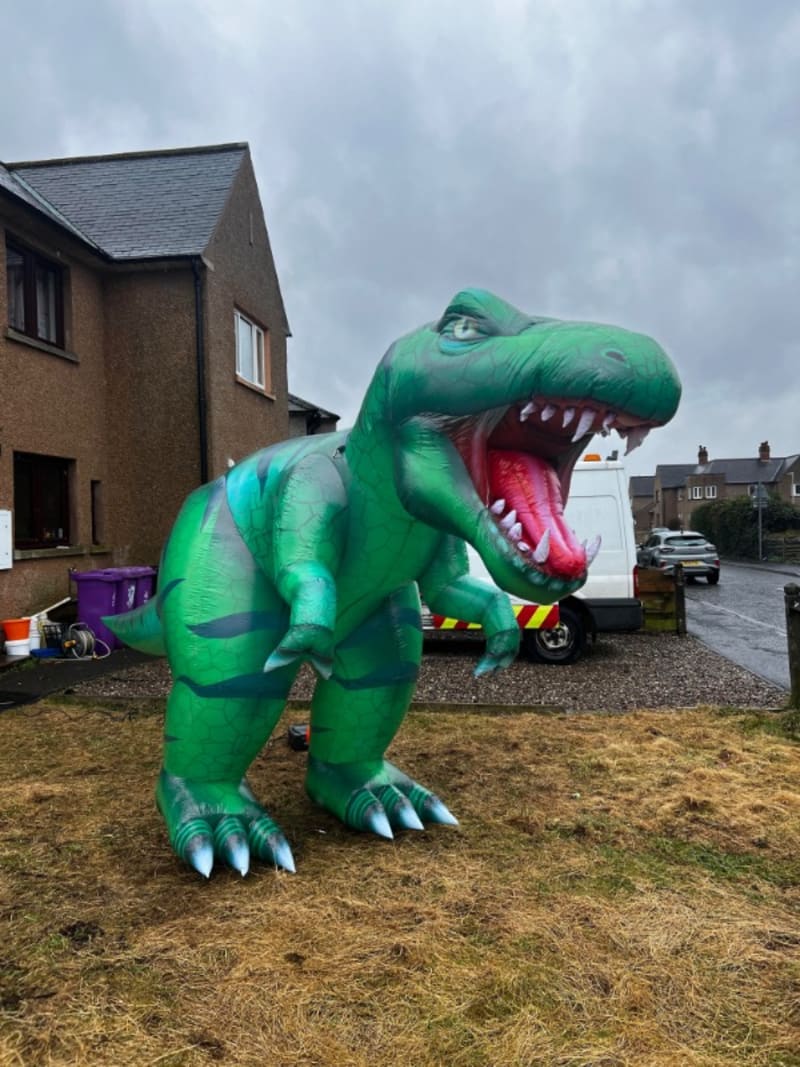 3m Inflatable Trex - Dreamtime Events Angus, Dundee & South Aberdeenshire