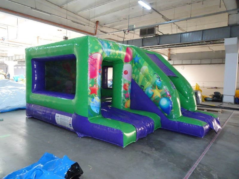 Low Roof Box Jump And Slide - Cool Castles