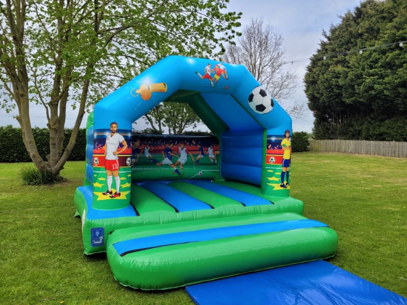 Football Bouncy Castle Hire Boston Bouncy Castle, Hot Tub & Soft Play ...