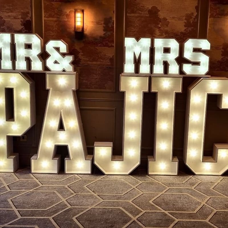 Led Marry Me Letters Hire - Midlands Premier Events | Event Hire In ...