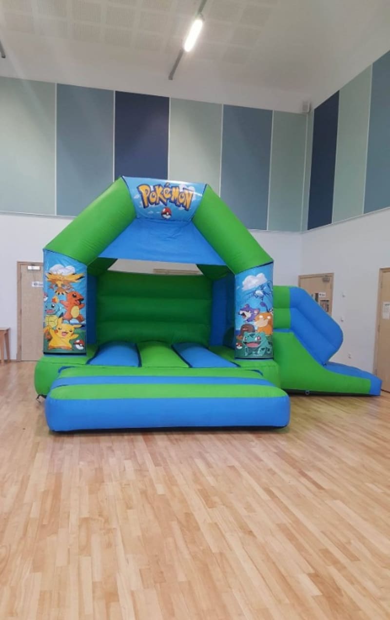 Pokemon Side Slide Castle - Bouncy Castle Hire Manchester - Jump In Castles