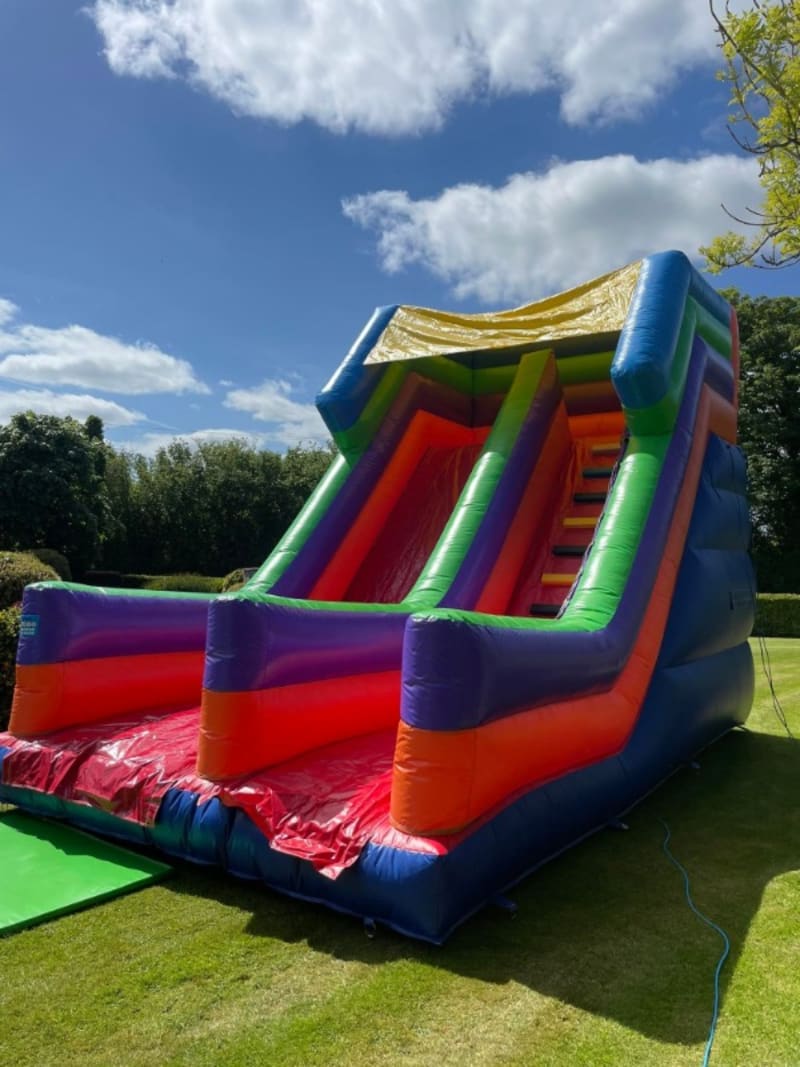 22ft Long 14ft Wide 19ft High Slide - The Bounce House Laois