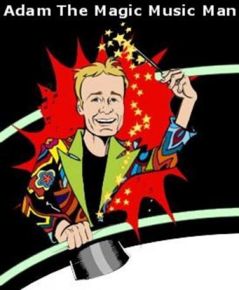 Adam The Magic Music Man - John Bedford entertainments Ltd