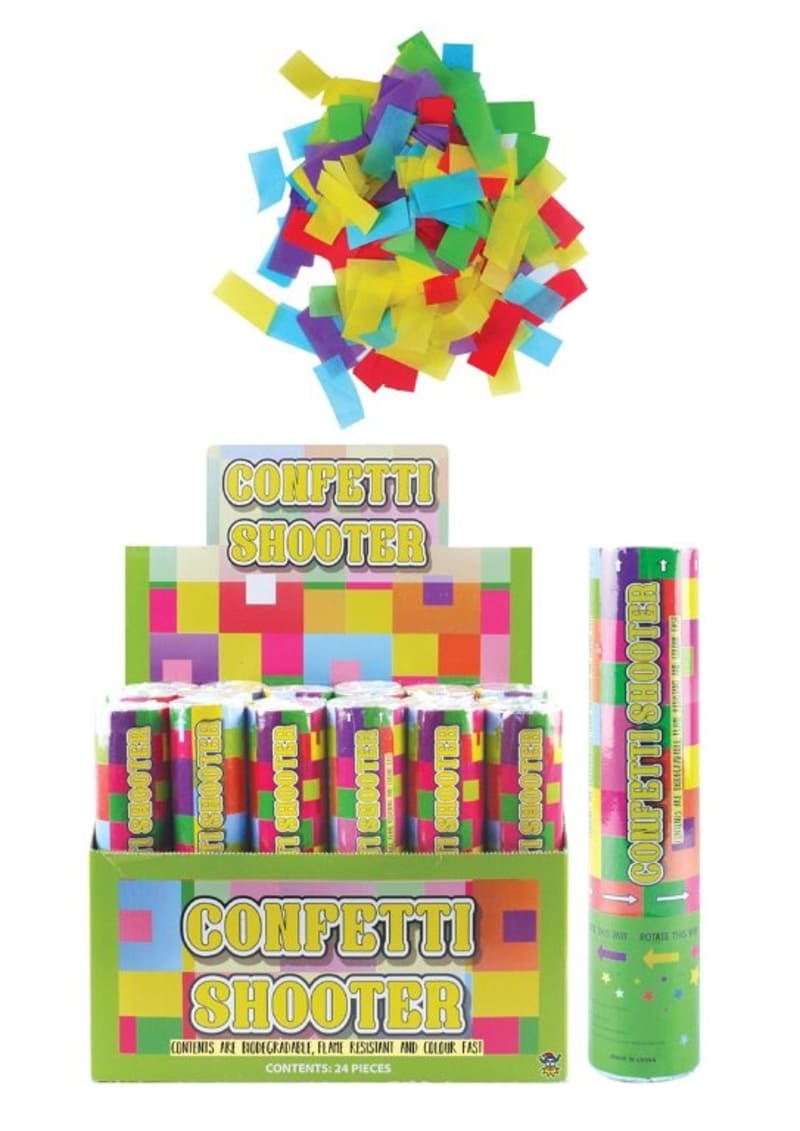 Handheld Confetti Cannon 20cm - Nightclub Party