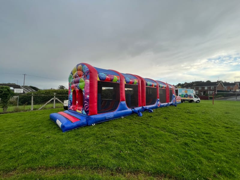 65ft Party Obstacle Course - Kings Bouncy Castle Hire | Northern Ireland