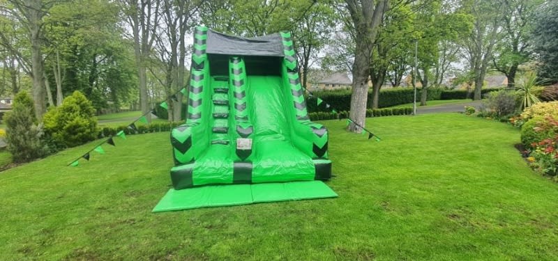 15ft Inflatable Garden Rush Slide - Brendans Bouncy Castle Hire