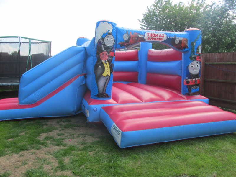 Thomas The Tank Engine Bouncy Castle & Slide Combo | Bourne - Its Fun Time
