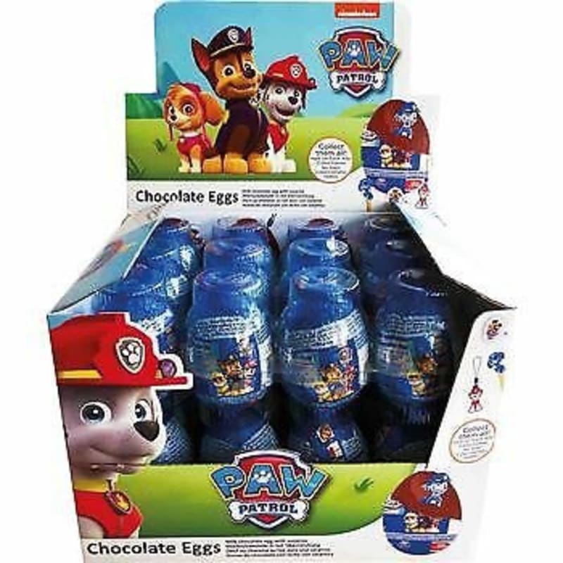 Paw Patrol Chocolate Eggs - Bouncy Castle hire, Sweet & Balloon Shop ...