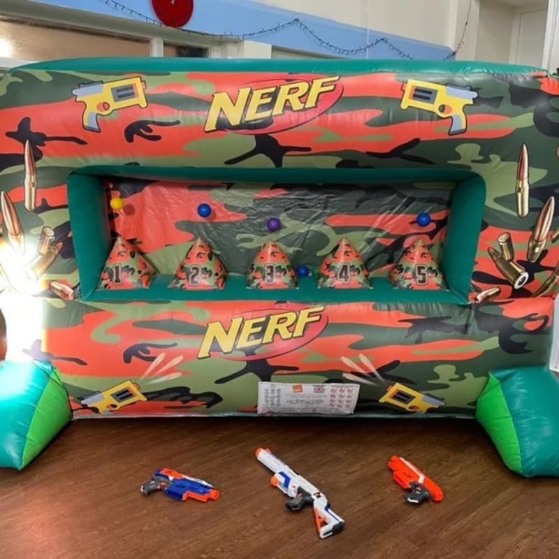 Inflatable Nerf Wall - The Little House of Bounce