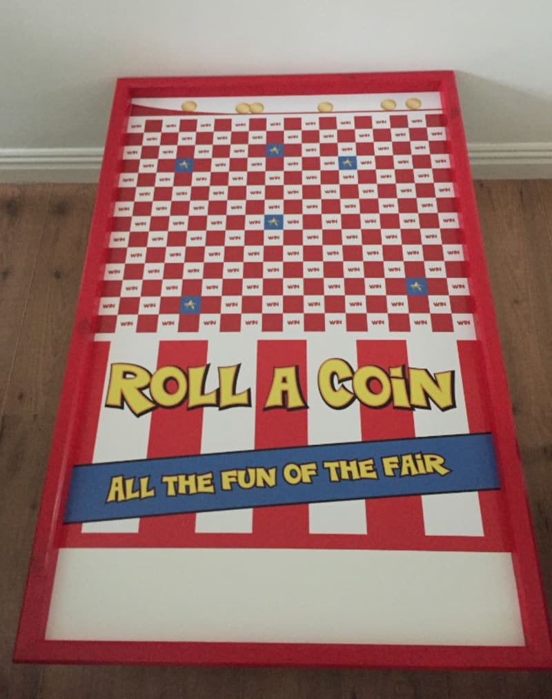 Roll A Coin Game | Table Top Game | Side Stall Game Attraction | Frame ...