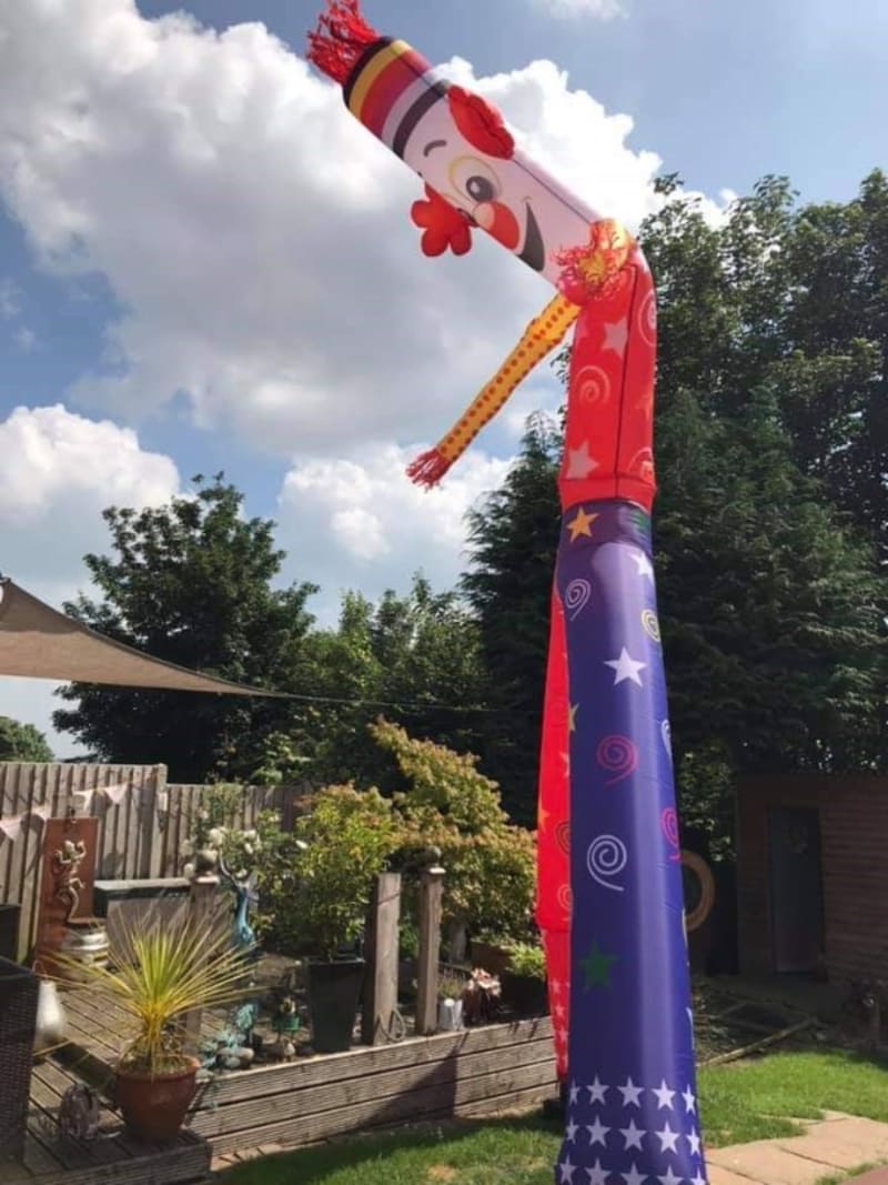Sky Dancer Clown - Childrens Bouncy Castle Hire