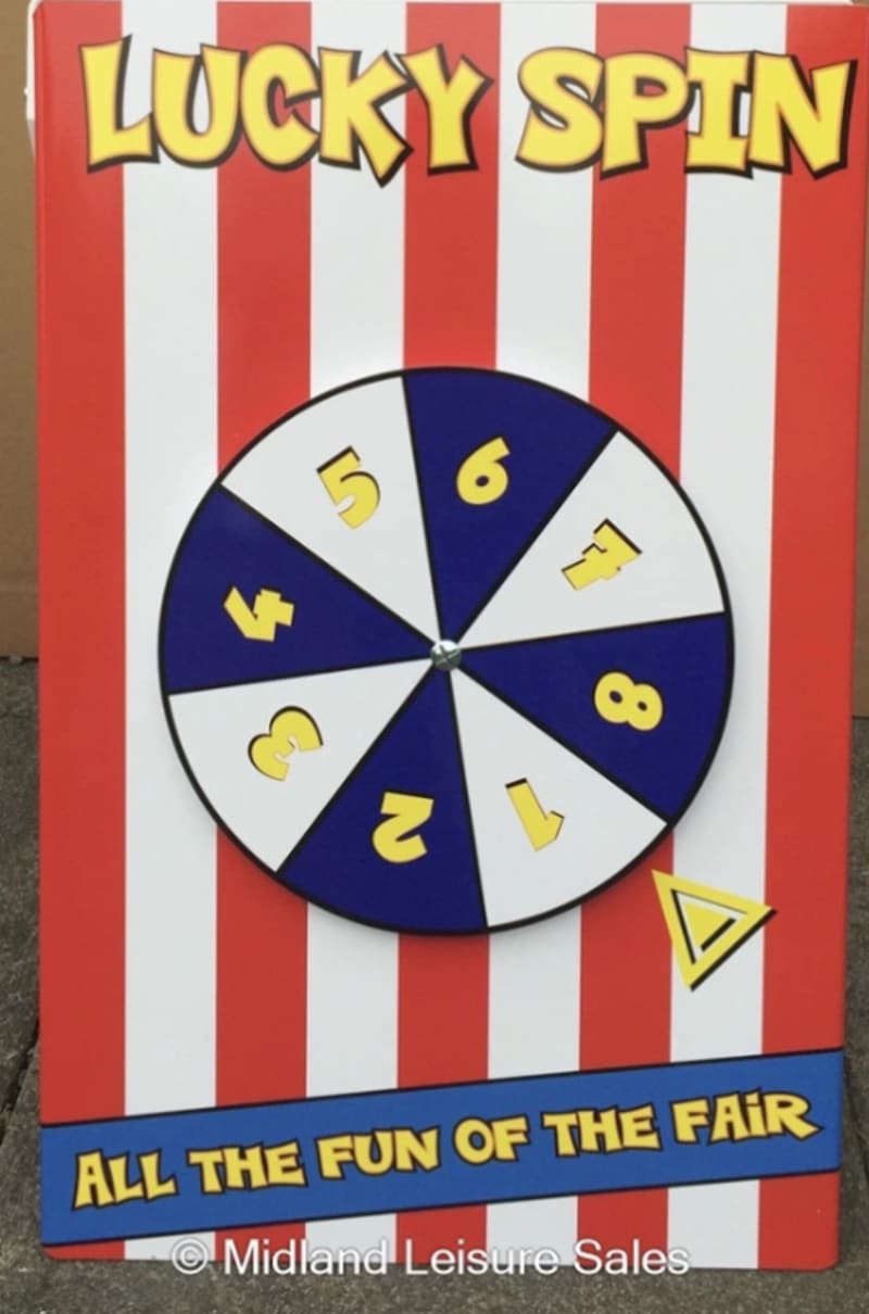 Lucky Spin Game | Spin The Wheel Game | Fete Game | Fundraising Game ...