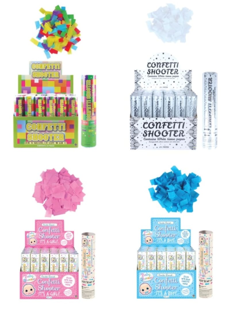 Handheld Confetti Cannon 20cm - Nightclub Party