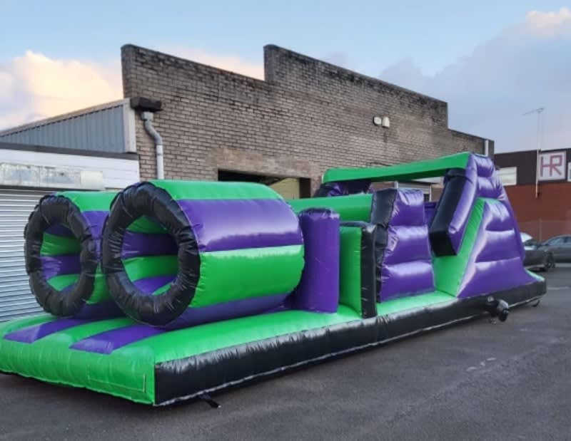 31ft Obstacle Course Kangaroo Castles | Party Hire | Telford ...